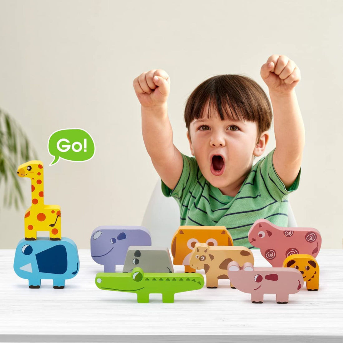 Montessori Animal Stacking Blocks