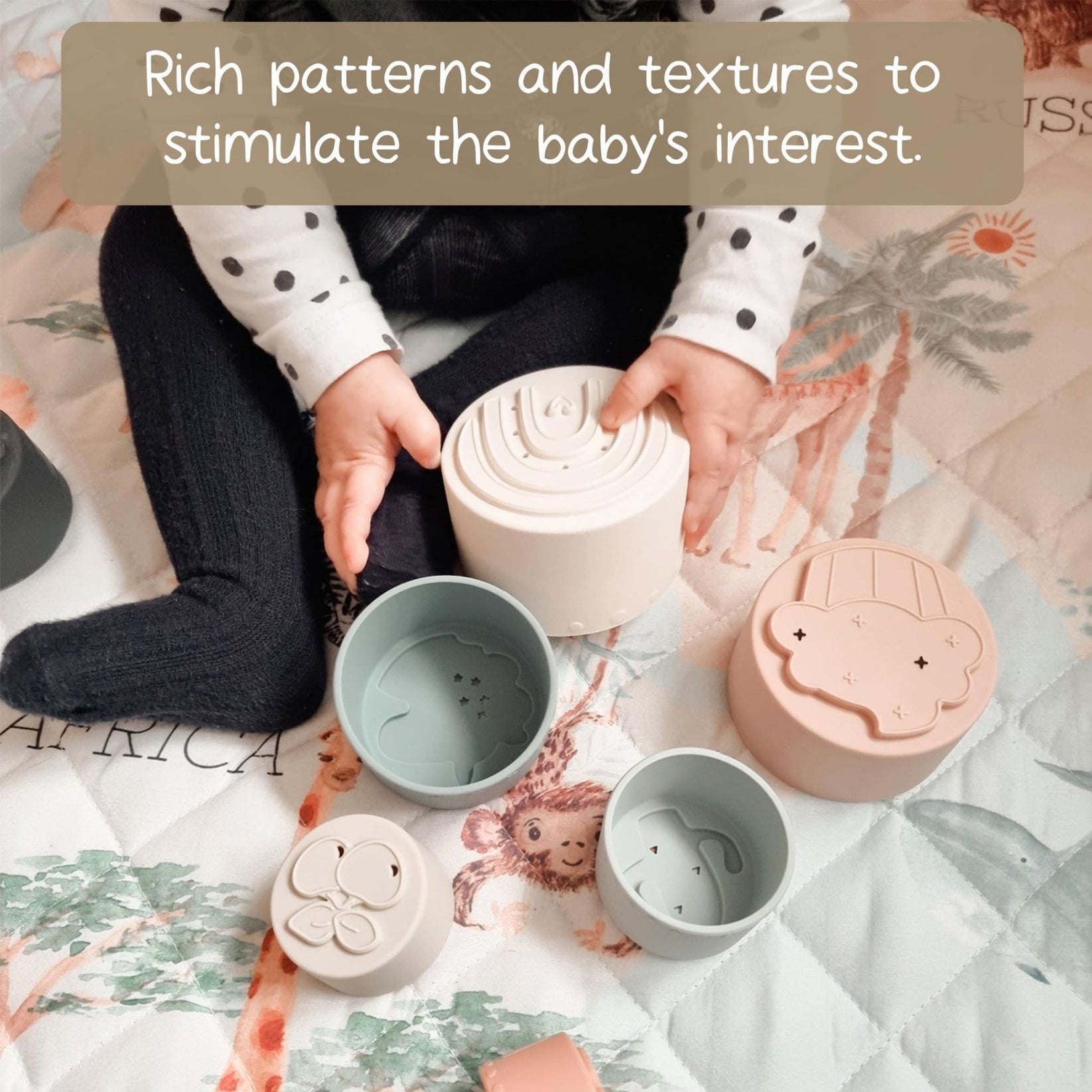 Montessori Baby Stacking Cups