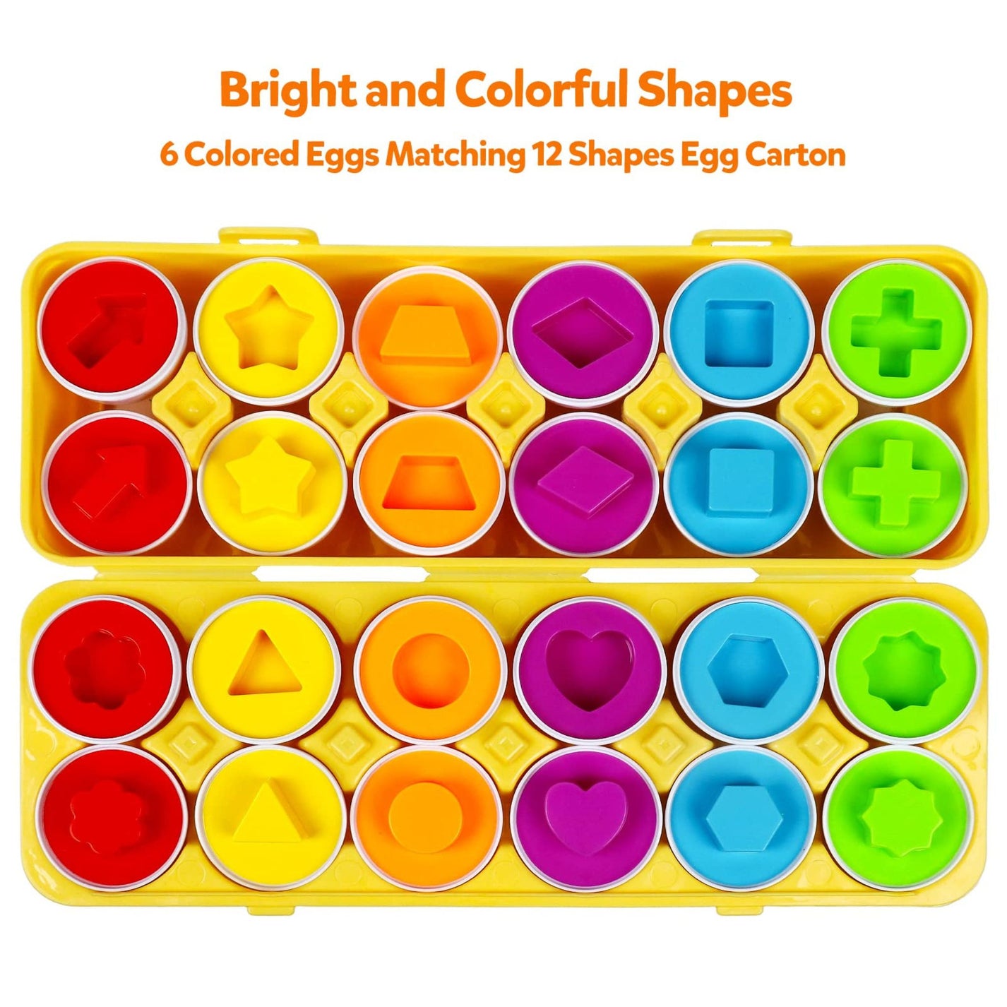 Montessori Geometric Eggs | Buy Montessori Toys at Clever Toys Box