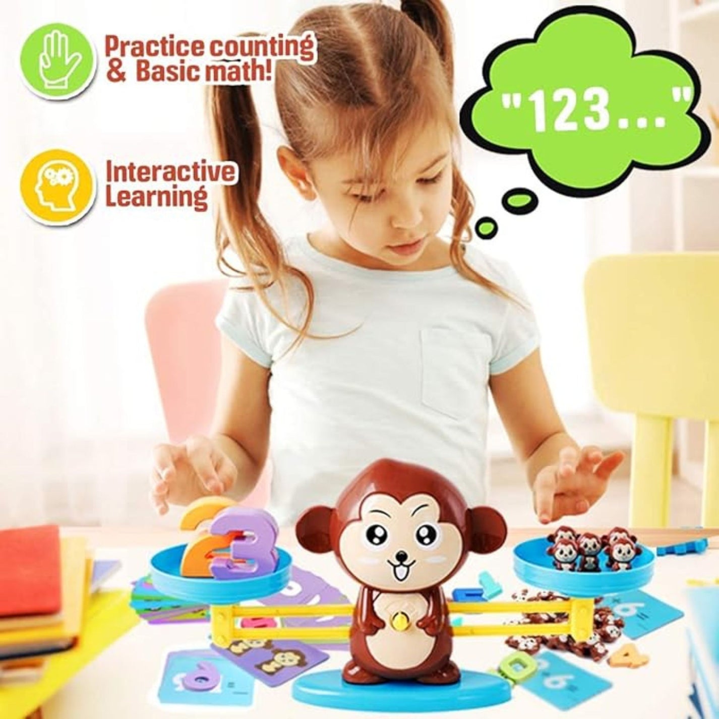 Montessori Monkey Math Balance